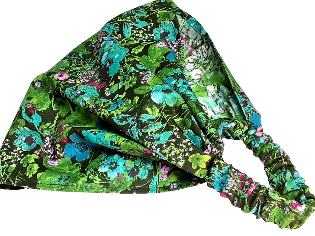 Cotton Bandana Headband, Extra Wide Hair Loss Head Scarf for Women ...