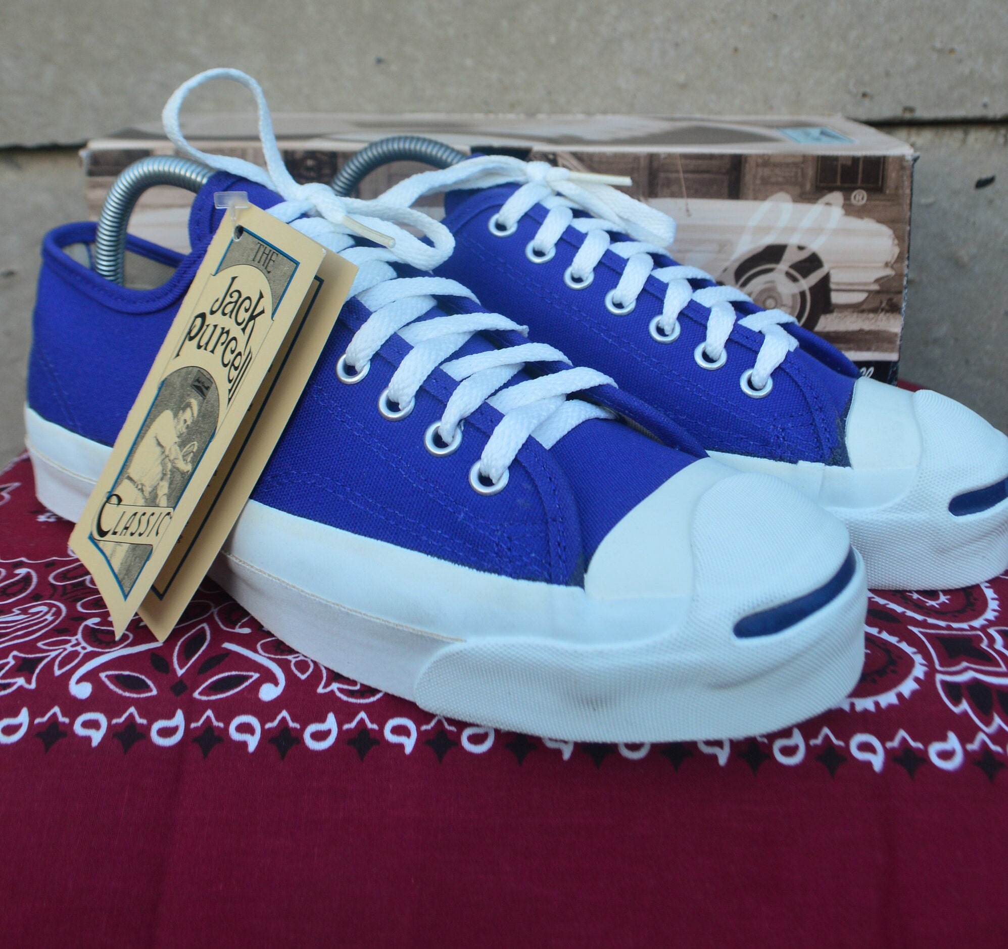 Converse Jack Purcell Canvas Vintage Rare Deadstock Og MADE in - Etsy