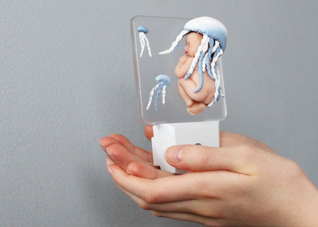 Baby Night Light, Fimo Baby Night Light, Medusa Baby, Fimo Medusa, Fimo ...