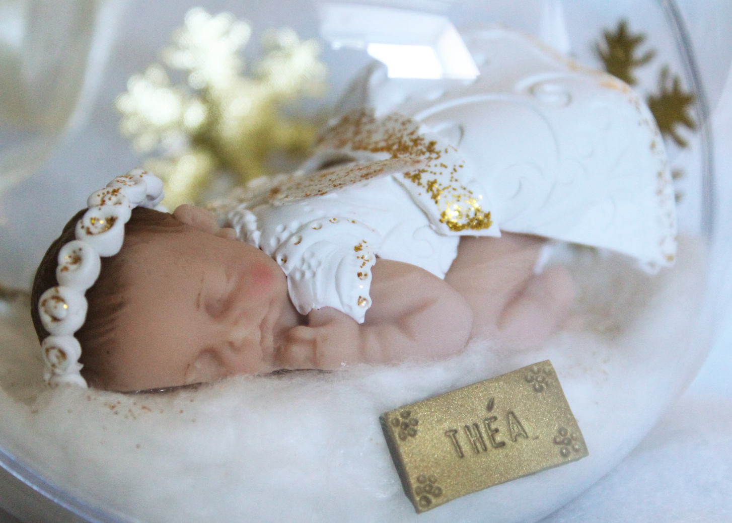 Baby Christmas Ornament, Christmas Angel Ornament, Ornament for ...