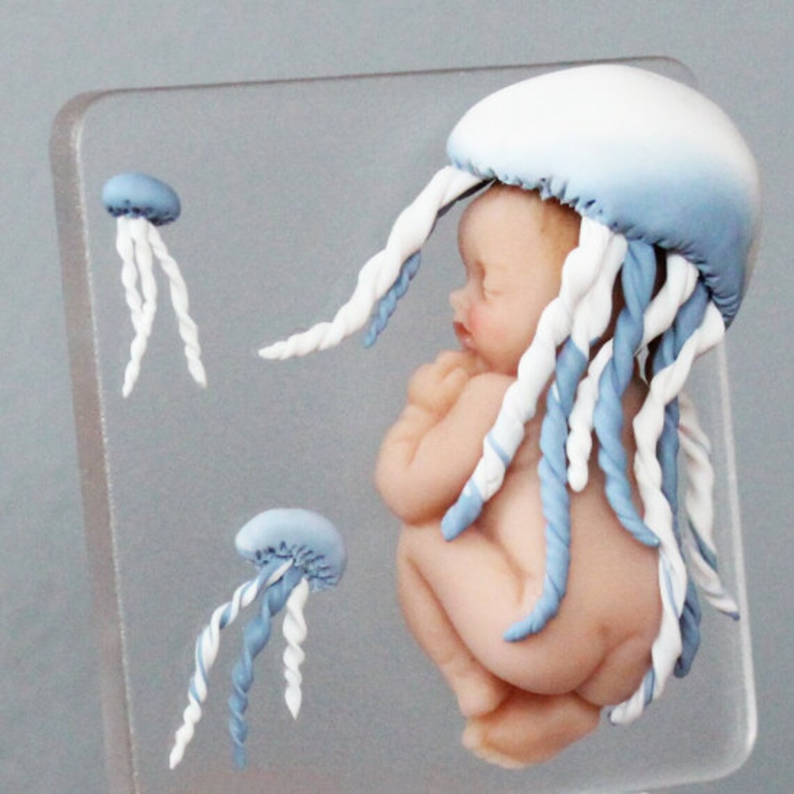 Baby night light fimo baby night light medusa baby fimo | Etsy