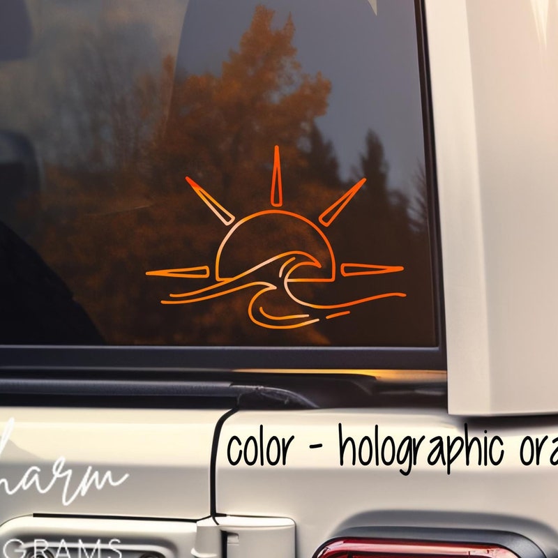 Beach Car Decal - Etsy
