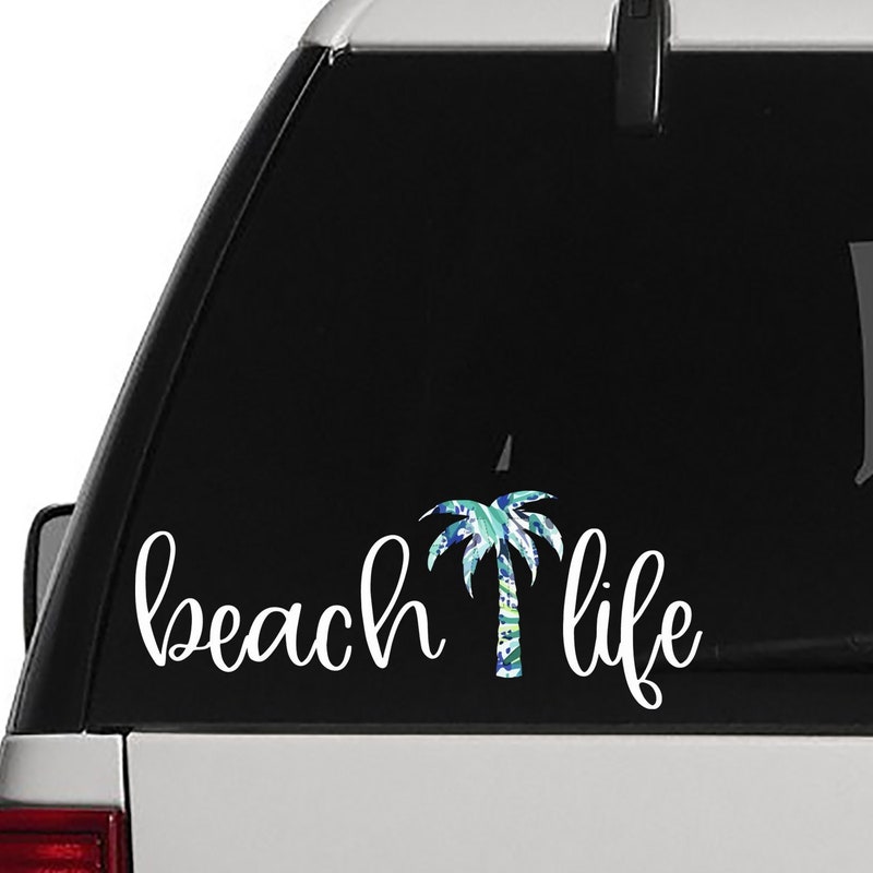 Beach Life Decal - Etsy