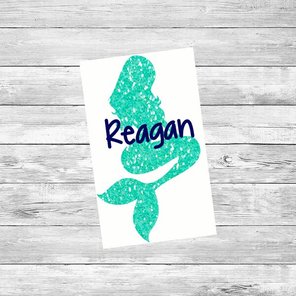 Mermaid Name Decal - Etsy