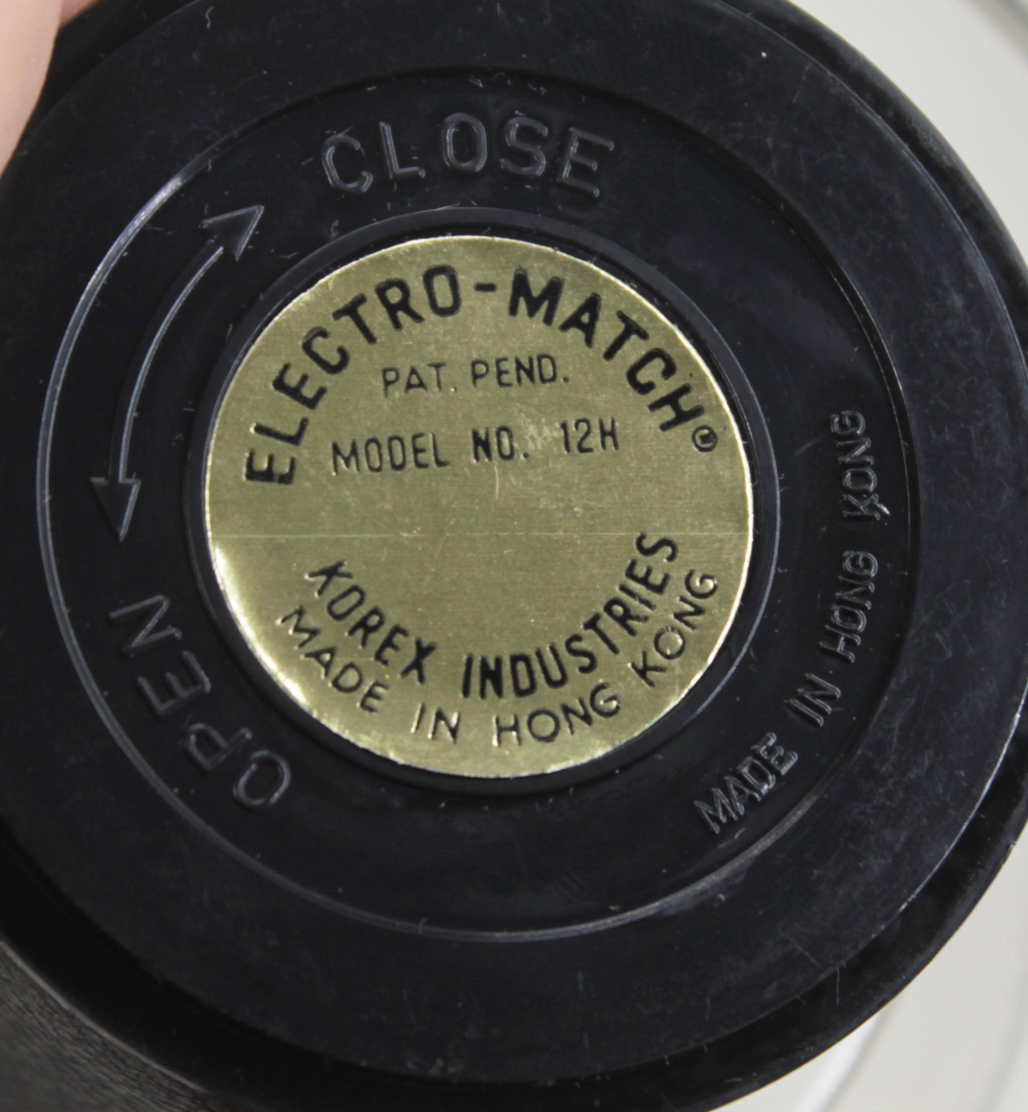 Rare MCM Korex Electro Match 12H Lighter Working Electro Match Atomic ...