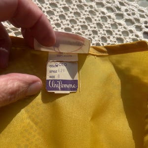 Vintage 1940s- 50s New Old Stock Golden Yellow Waitress Water Proof ...