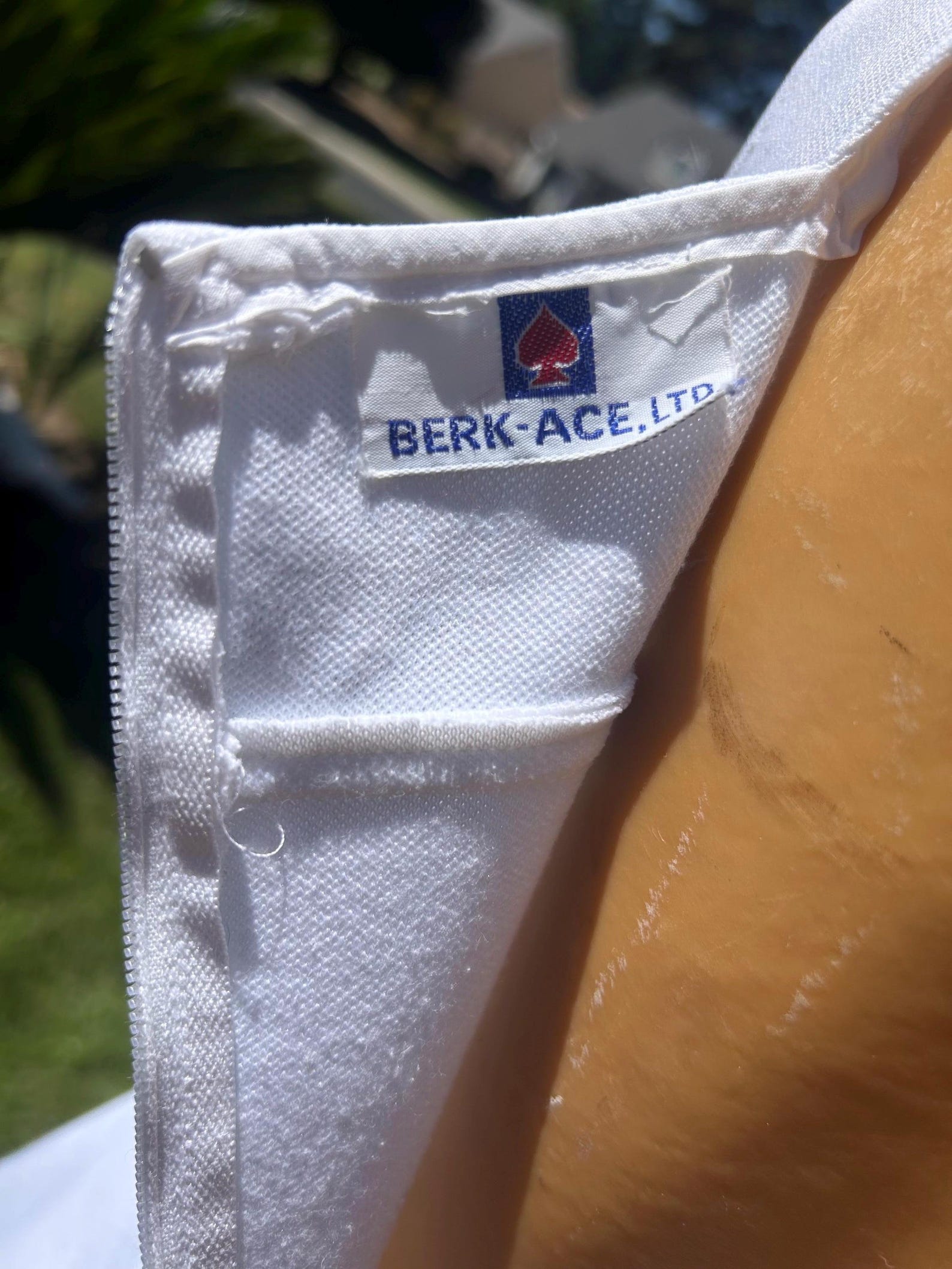 Vintage 1970s Berk Ace Brand White Polyester Tennis Dress W Pastel ...