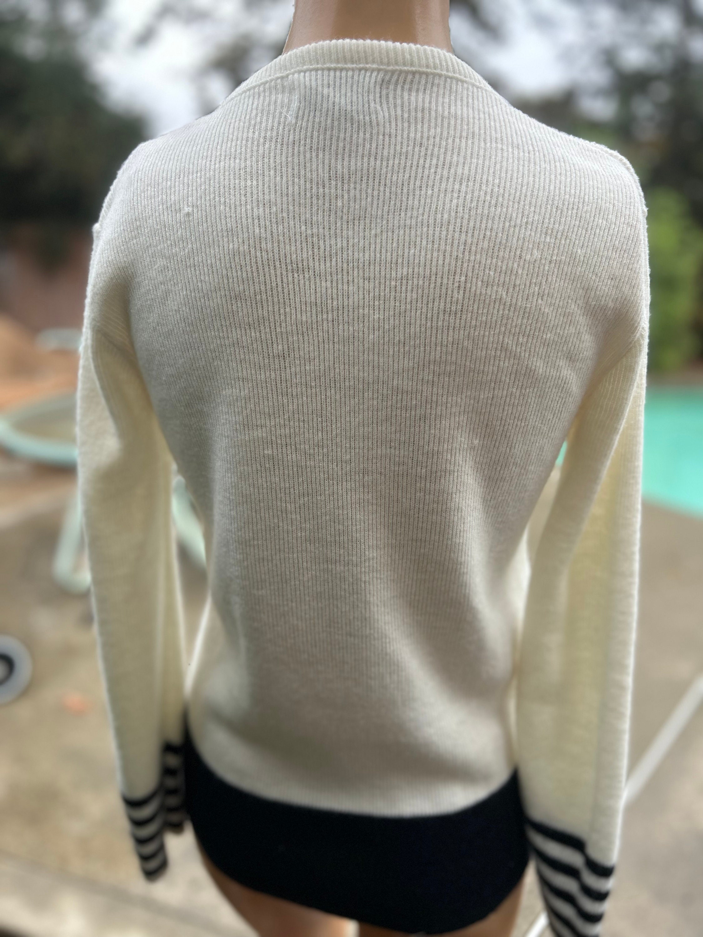 Vintage 1970s Virgina Slims Tournament Sweater Flapper Smoking - Etsy