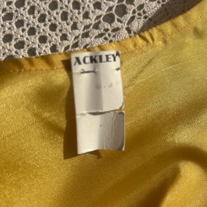 Vintage 1940s- 50s New Old Stock Golden Yellow Waitress Water Proof ...