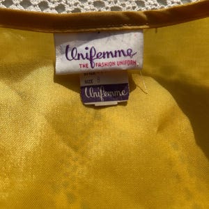 Vintage 1940s- 50s New Old Stock Golden Yellow Waitress Water Proof ...
