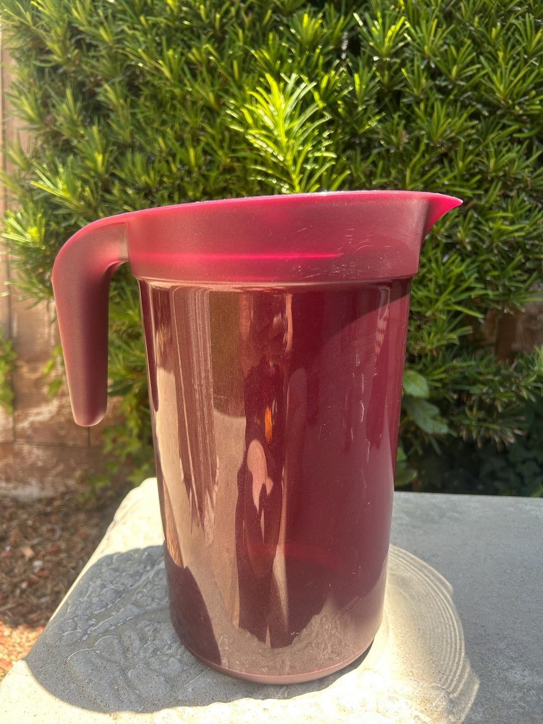 Tupperware 1 Gallon W Flavor Infuser Glitter Purple Wine Pitcher With ...