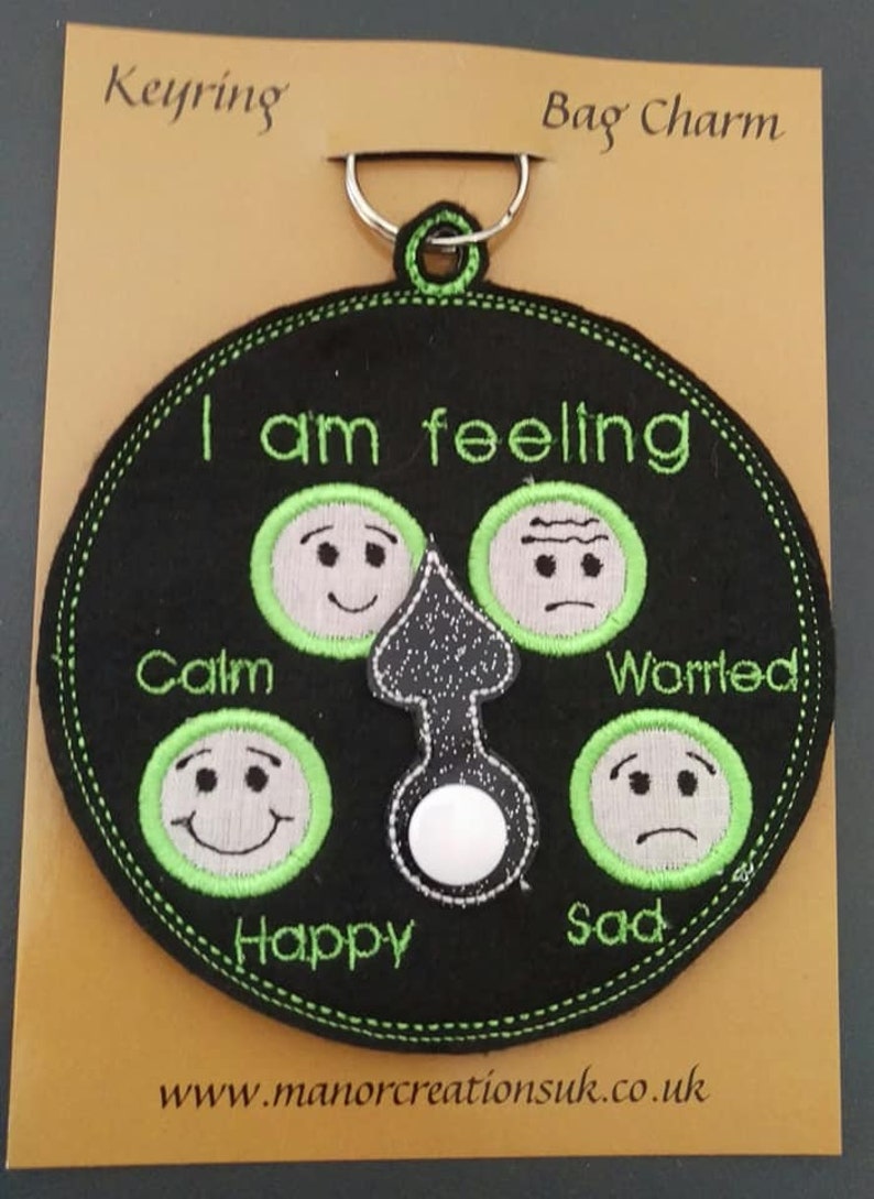 4 Emotions Disk/ Keyring - Etsy
