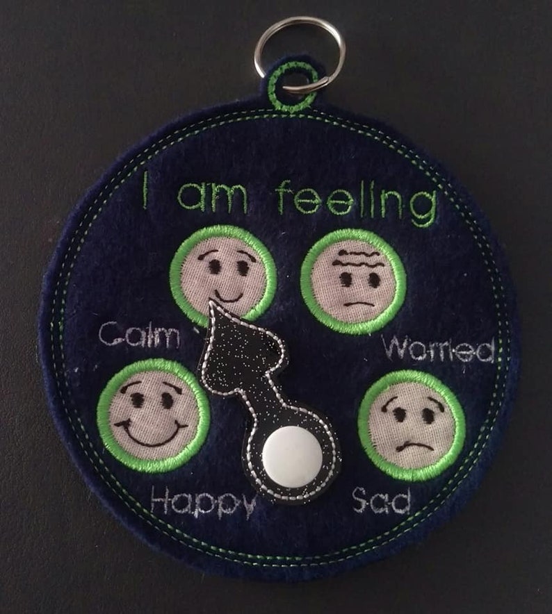 4 Emotions Disk/ Keyring - Etsy