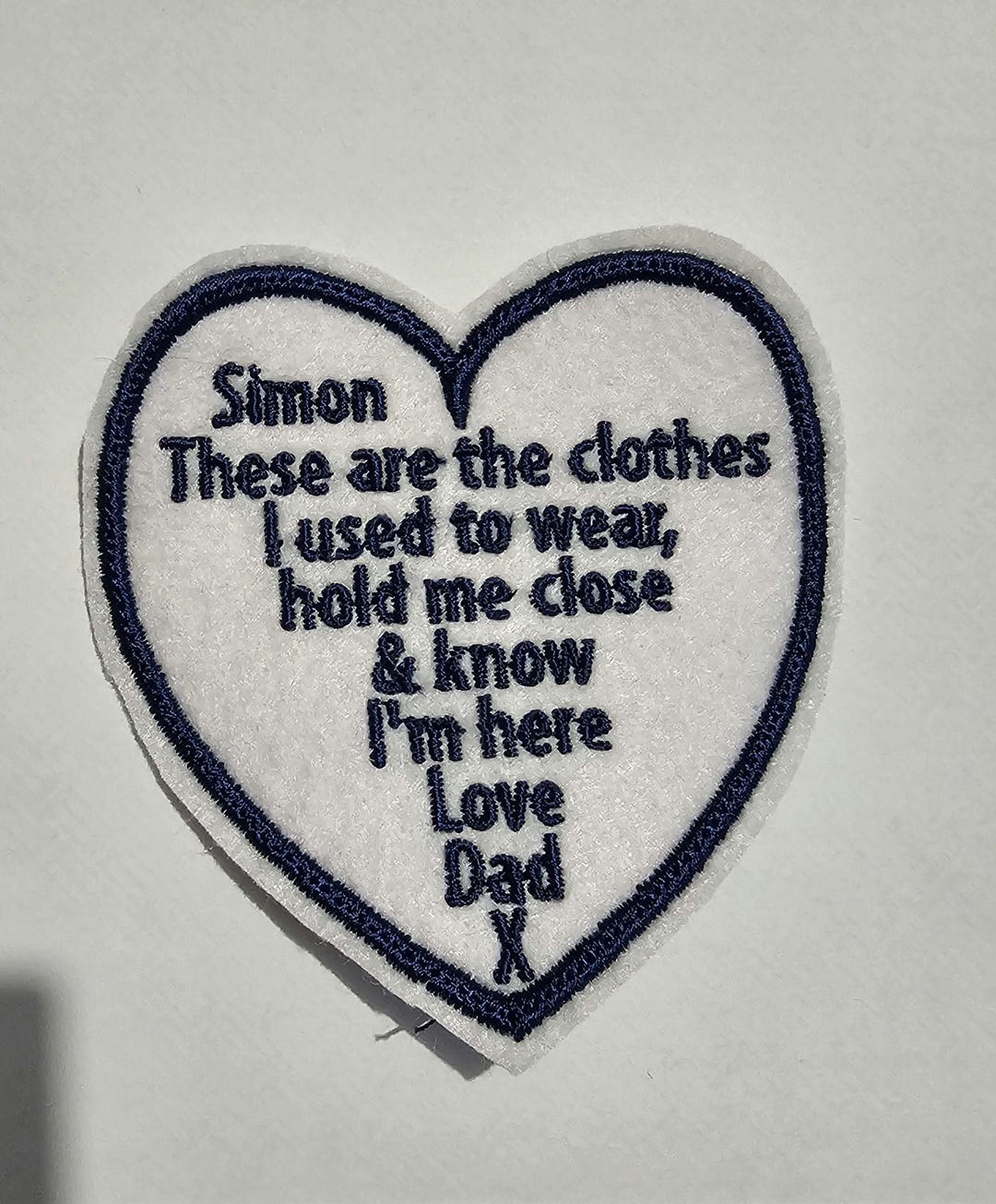 Memory Bear Patch Made With Your Own Wording - Etsy