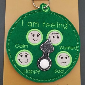 4 Emotions Disk/ Keyring - Etsy