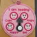 4 Emotions Disk/ Keyring - Etsy