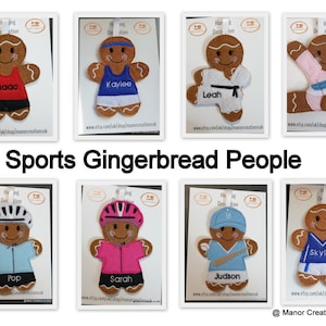 Sports Activities for Gingerbread People Football Cricket Rugby Golf ...