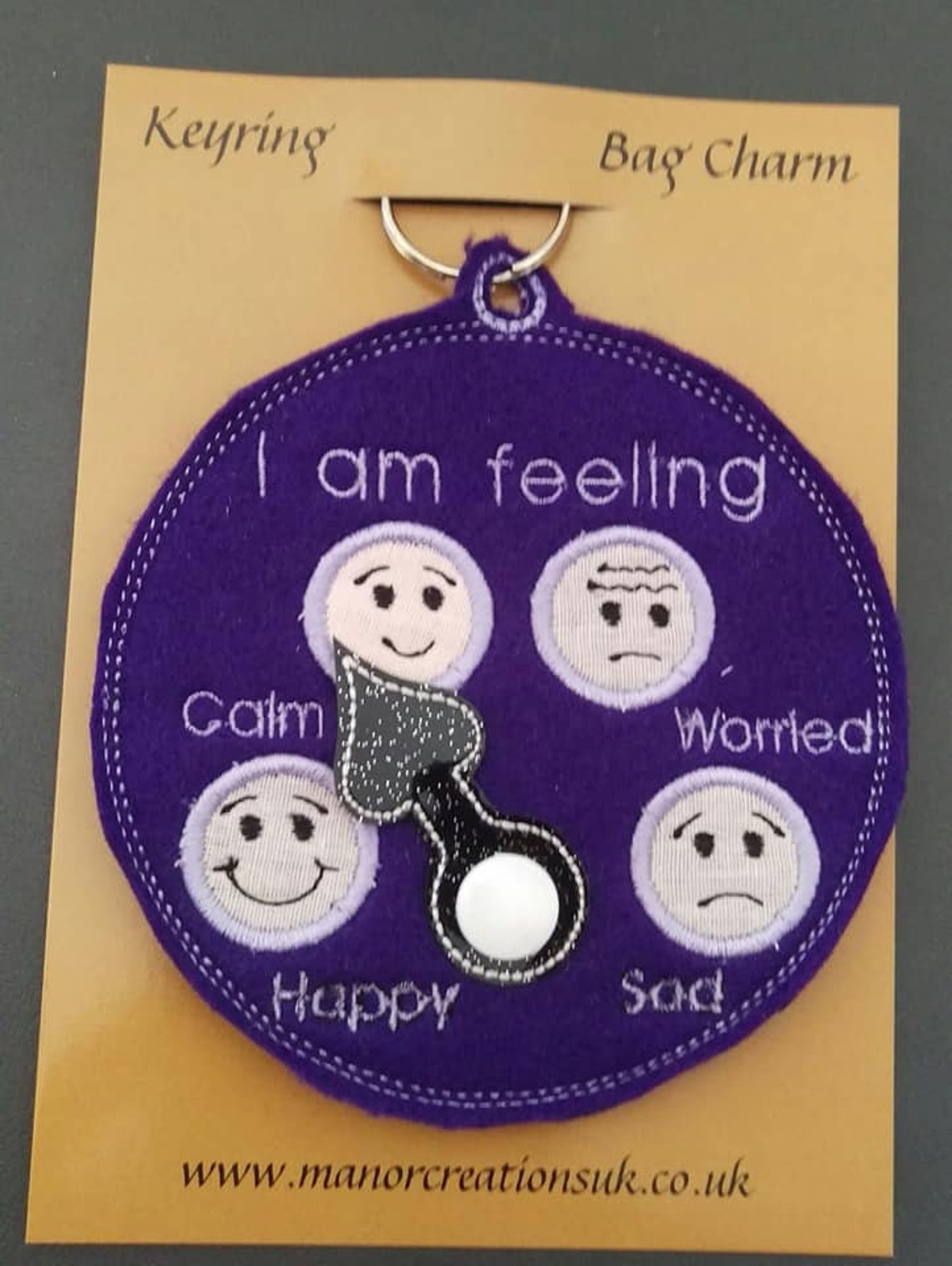 4 Emotions Disk/ Keyring - Etsy