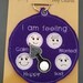 4 Emotions Disk/ Keyring - Etsy