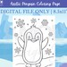 Penguin Coloring Pages Printable Kids Arctic Animal Coloring Page ...