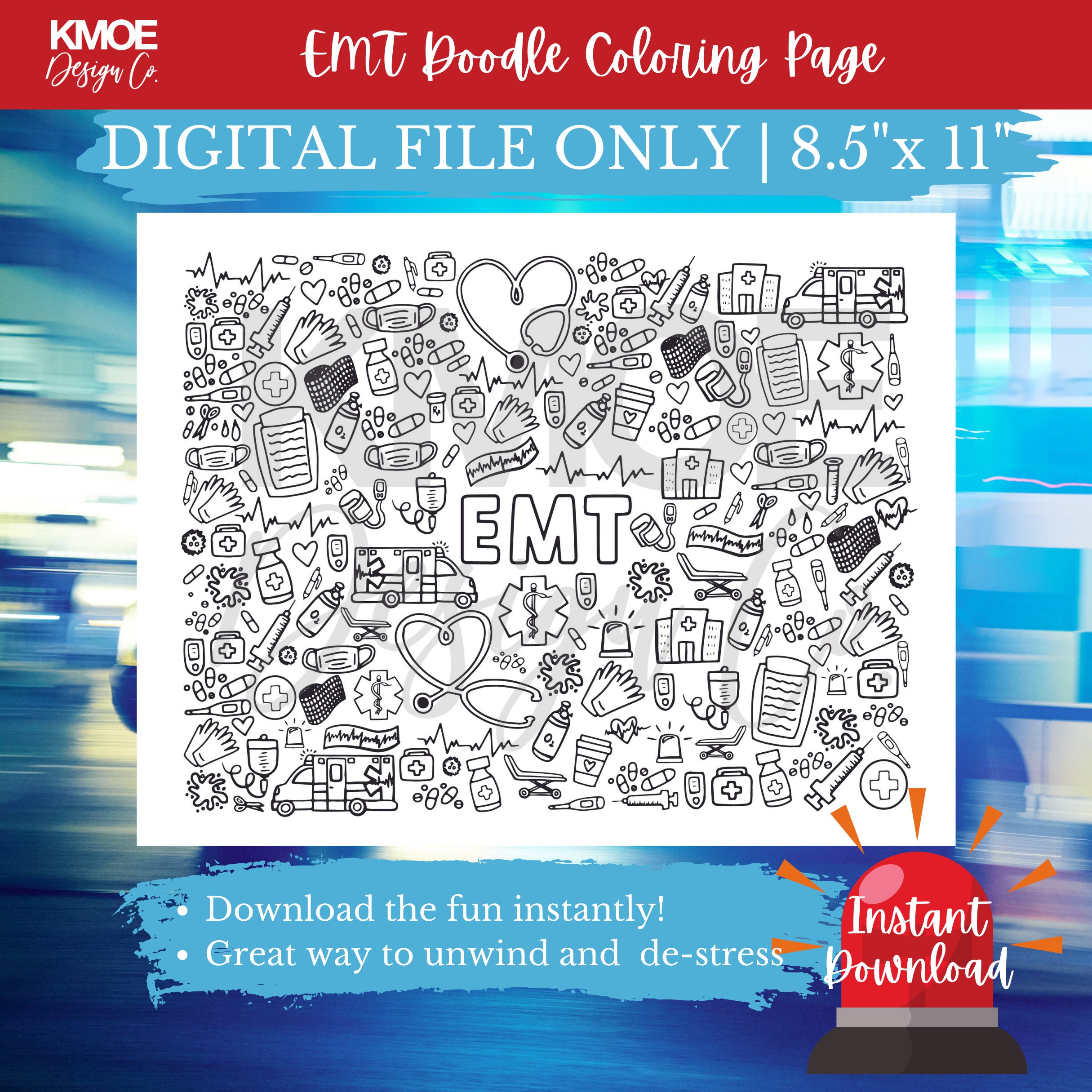 Emt Coloring Pages
