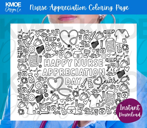 Nurse Week Coloring Page