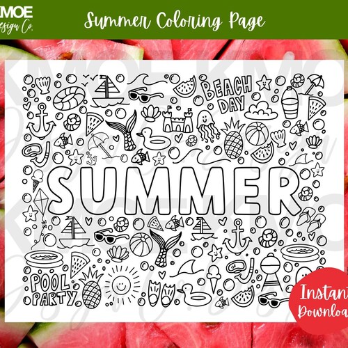 Coloring Pages Beach Signs