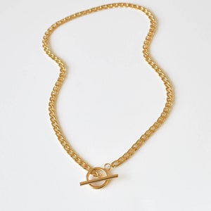 Toggle Necklace - Gold Toggle Necklace, Toggle Necklace Gold, Toggle ...