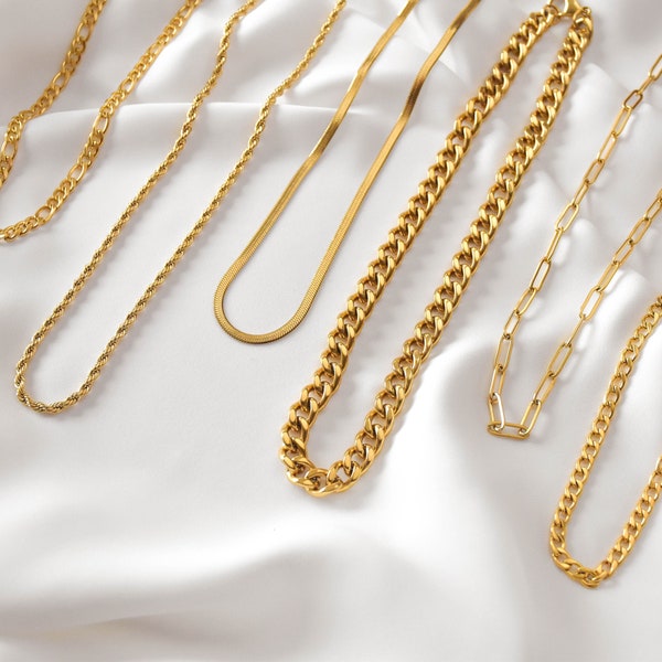 Long Chain Necklace - Etsy