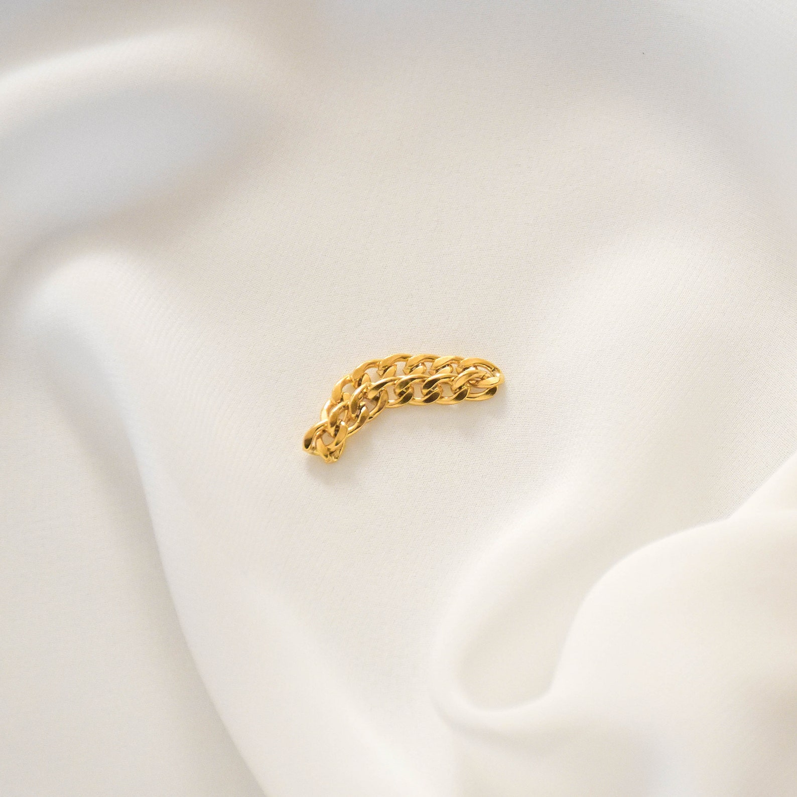 Gold Chain Ring Chain Ring Gold Ring Simple Ring Daily - Etsy
