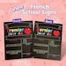 2-in-1 FRENCH First Day of School Sign, First Day of School Version ...