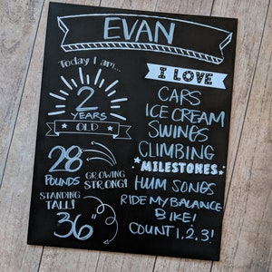 Monthly BABY Stat Reusable Sign, Milestone Birthday Sign, 1st Birthday ...