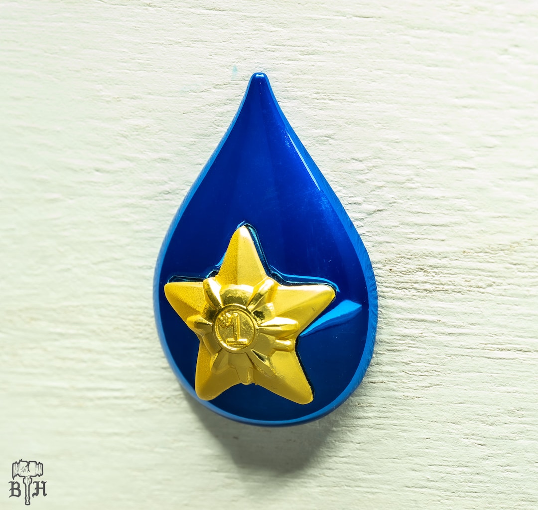 Pokemon Kanto Indigo League Gym Badge 3d Collectible Pin - Cascade ...