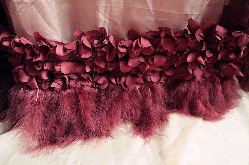 Blue 3D Ruffle Fabric for Costume Green Pink Red Bridal Lace - Etsy