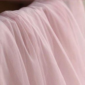 Peach Pink Netting Tulle Mesh Fabric Bridal Dress Accessories - Etsy