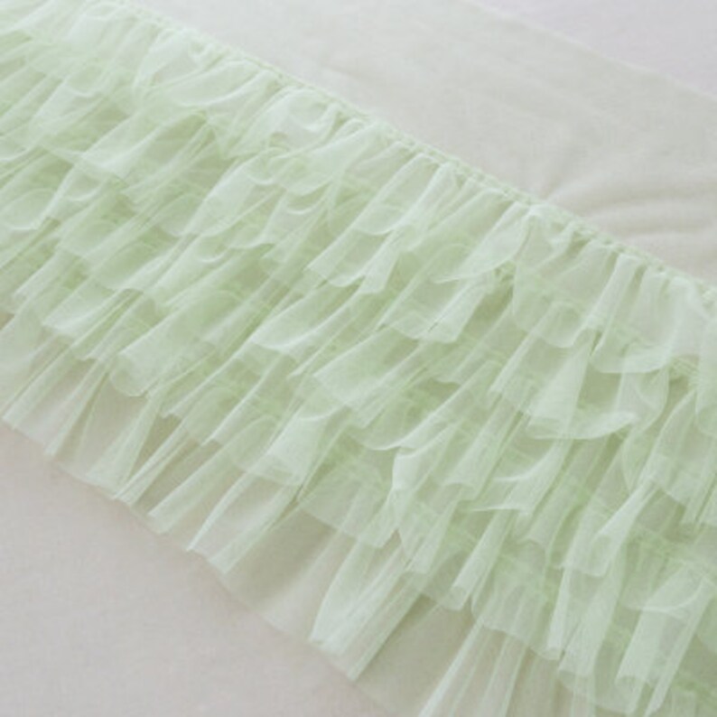 Light Purple Ruffled Tulle Lace Trim Blush Pink 35 Cm Wide 5 - Etsy