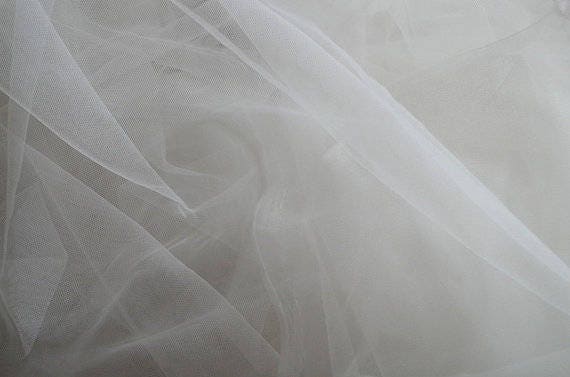 1 Yard Ivory Netting Tulle Mesh Fabric for Veil Jewelry | Etsy