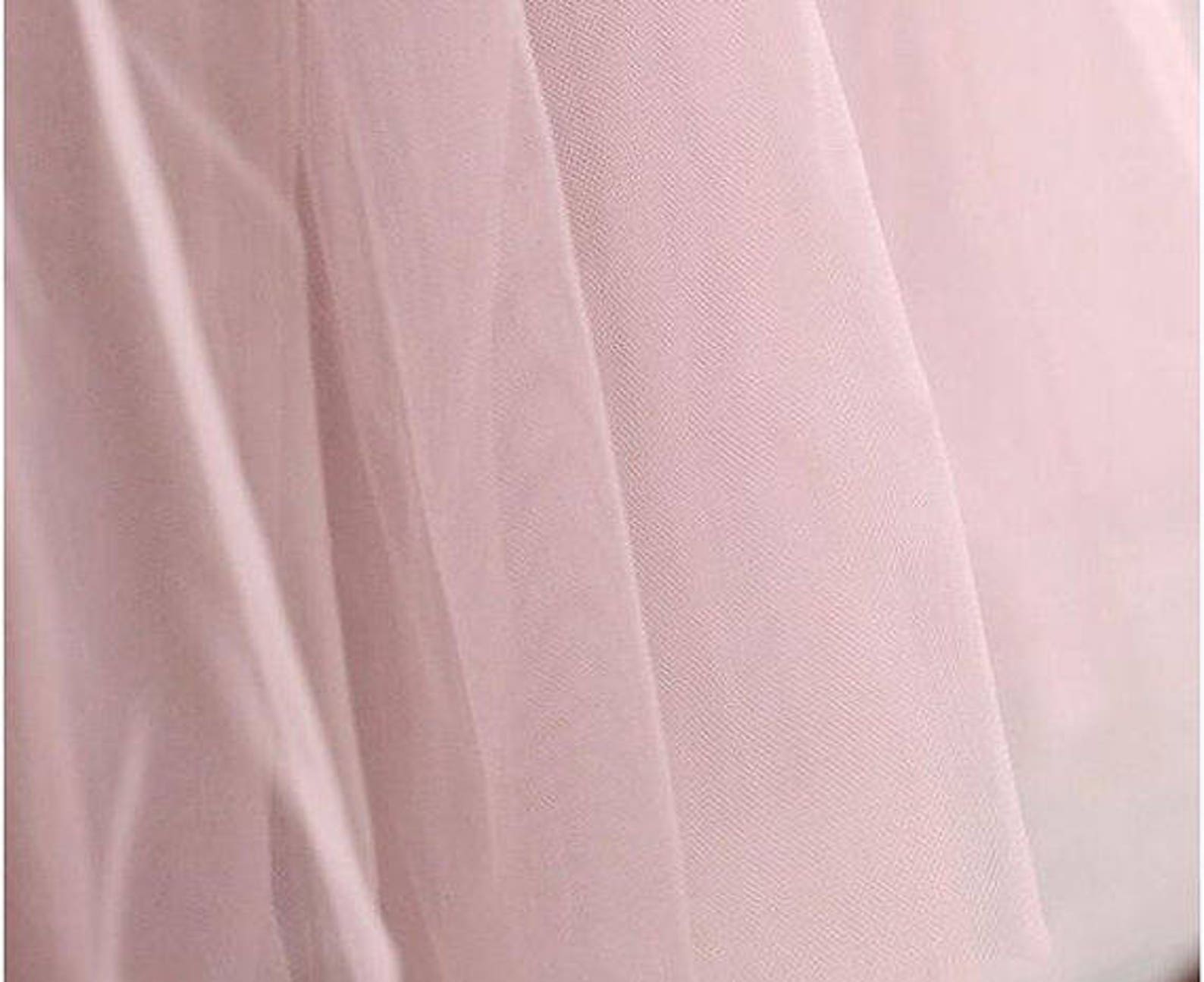Peach Pink Netting Tulle Mesh Fabric Bridal Dress Accessories - Etsy