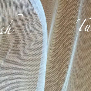 1 Yard Ivory Netting Tulle Mesh Fabric for Veil Jewelry Making,hat ...