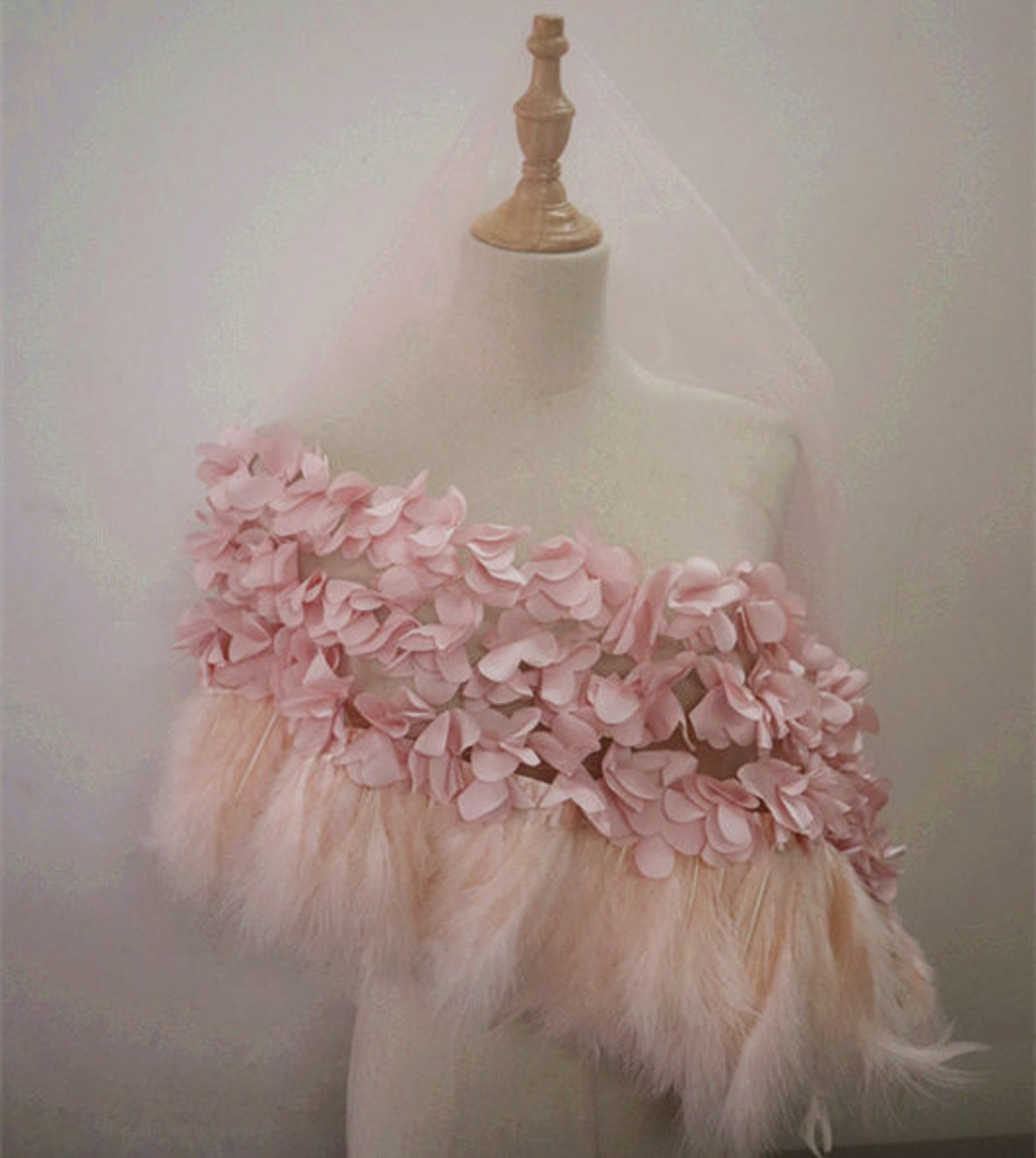 Blue 3D Ruffle Fabric for Costume Green Pink Red Bridal Lace - Etsy