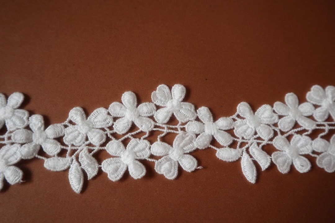 Quality Cotton Floral Lace Trim, Lace Jewelry Lace Leaves Floral ...