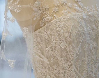 Lace Fabric Bridal | Etsy