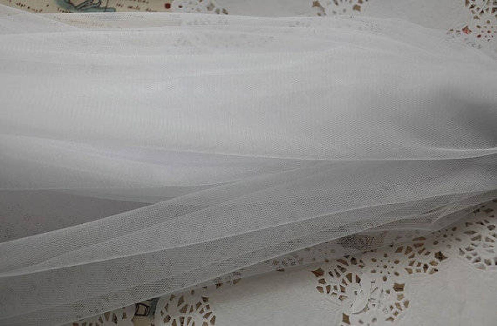 Peach Pink Netting Tulle Mesh Fabric Bridal Dress Accessories - Etsy