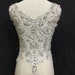 Large Size Rhinestone Lace Beaded Applique, Crystal Beaded Large ...