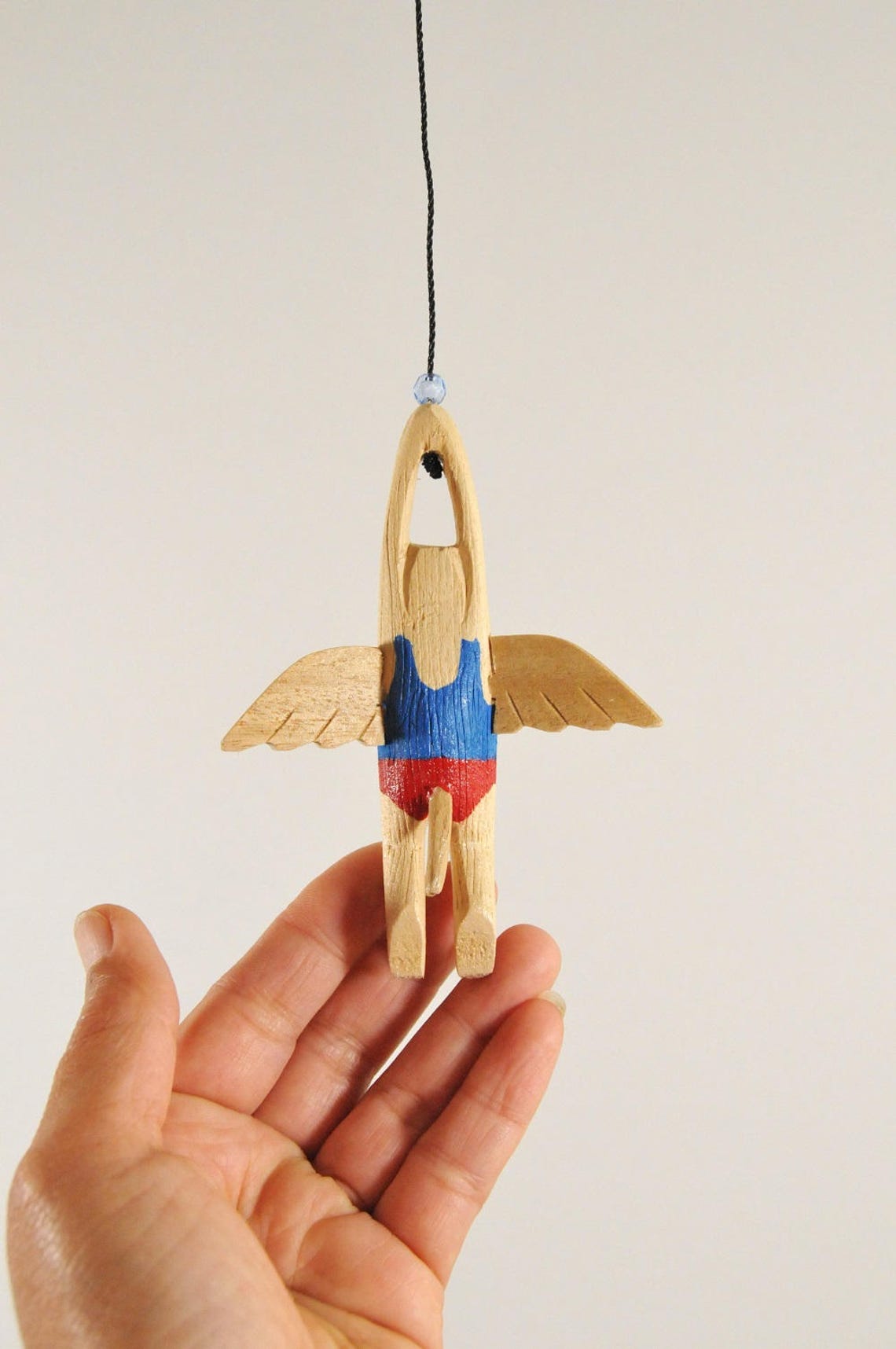 Flying Supper Monkey Christmas Ornament Handmade Christmas - Etsy