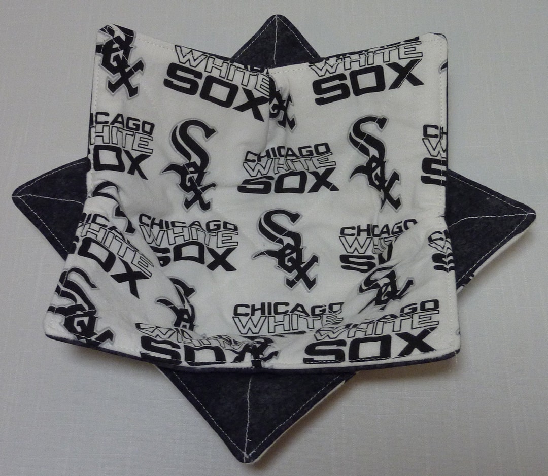 Chicago White Sox Fabric Bowl Cozy Set: Reversible Microwave Potholders ...