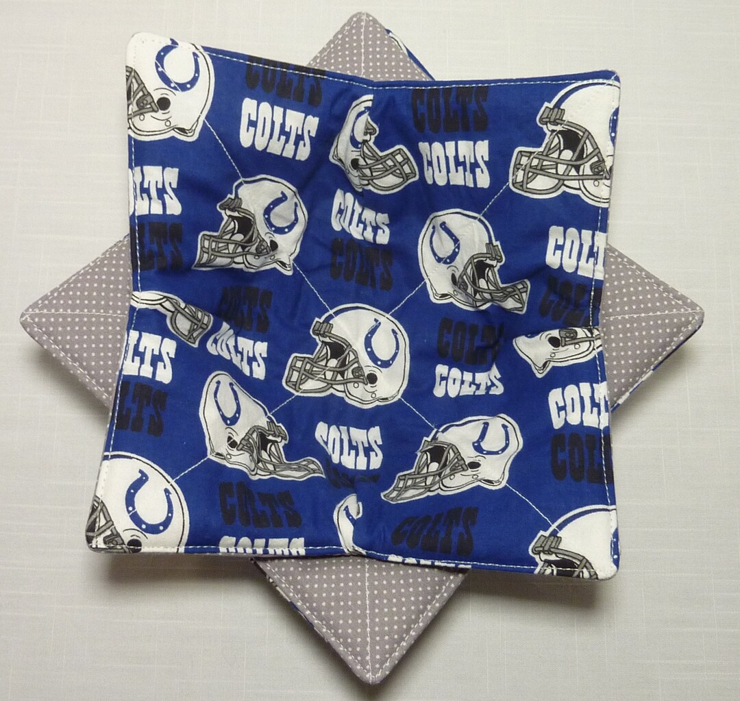 Indianapolis Colts Football NFL Fabric Microwavable Bowl Cozies ...
