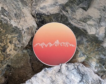 Grand Teton Outline - Etsy