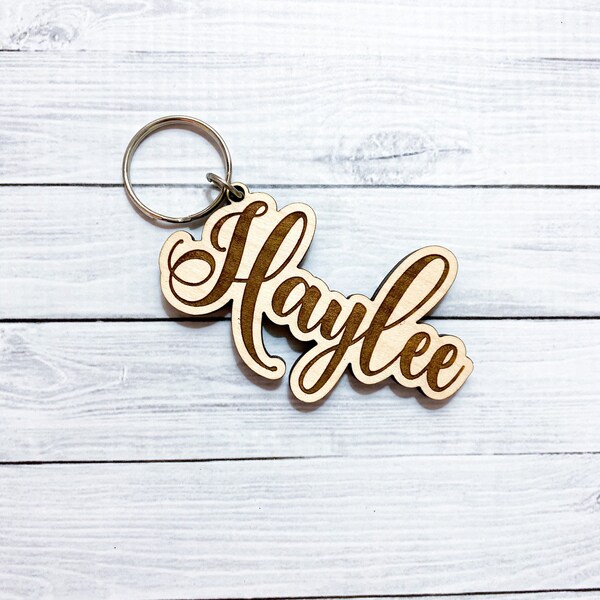 Name Keychain - Etsy