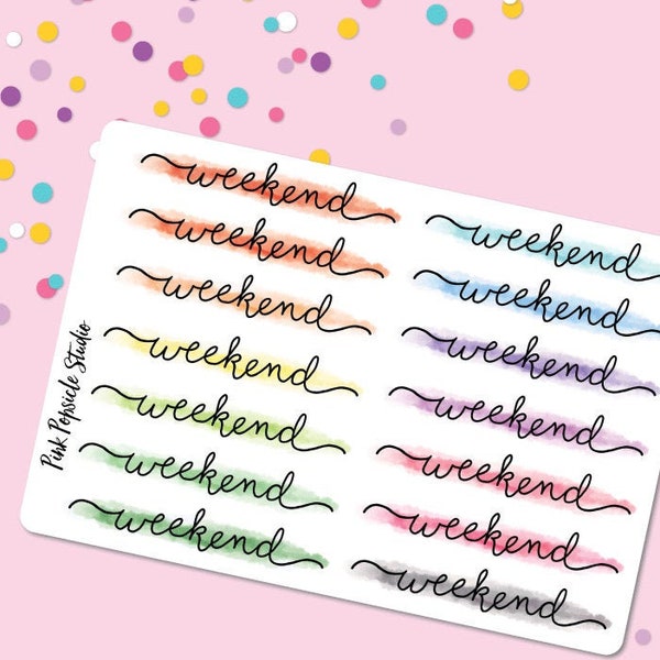 Weekend Banners - Etsy